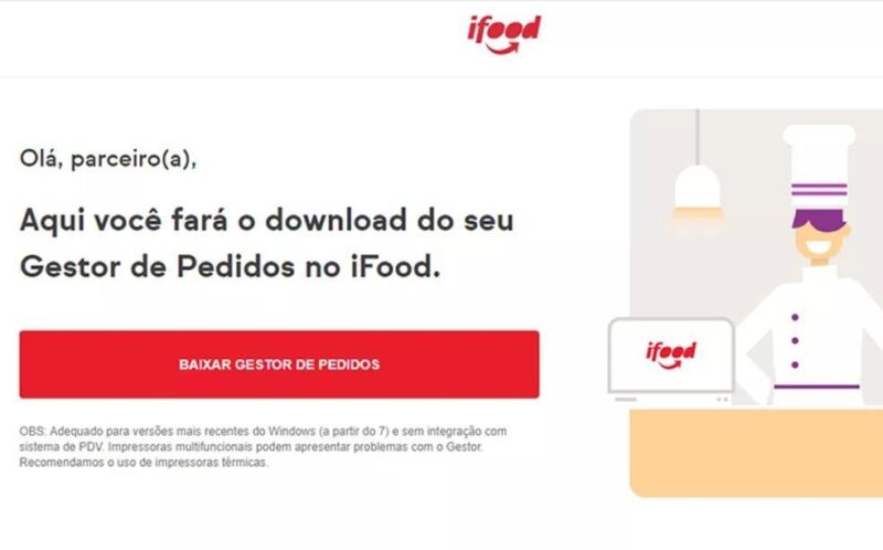 Gestor de Pedidos iFood: Como baixar? Como funciona?