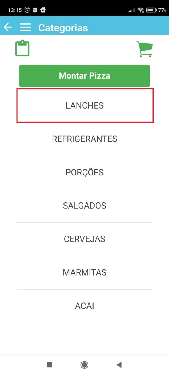 Sistema de comanda digital para restaurantes, bares e lanchonetes