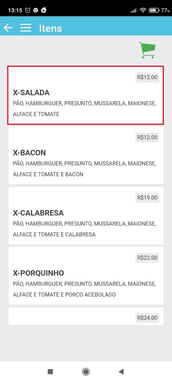 Sistema de comanda digital para restaurantes, bares e lanchonetes